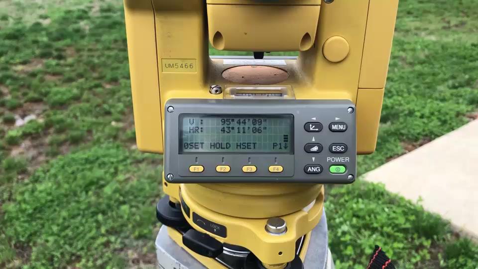 Horizontal Angles Step 7 Reading Angle B to C