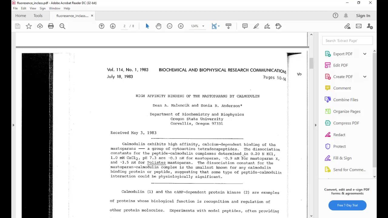 4: Fluorescence application example