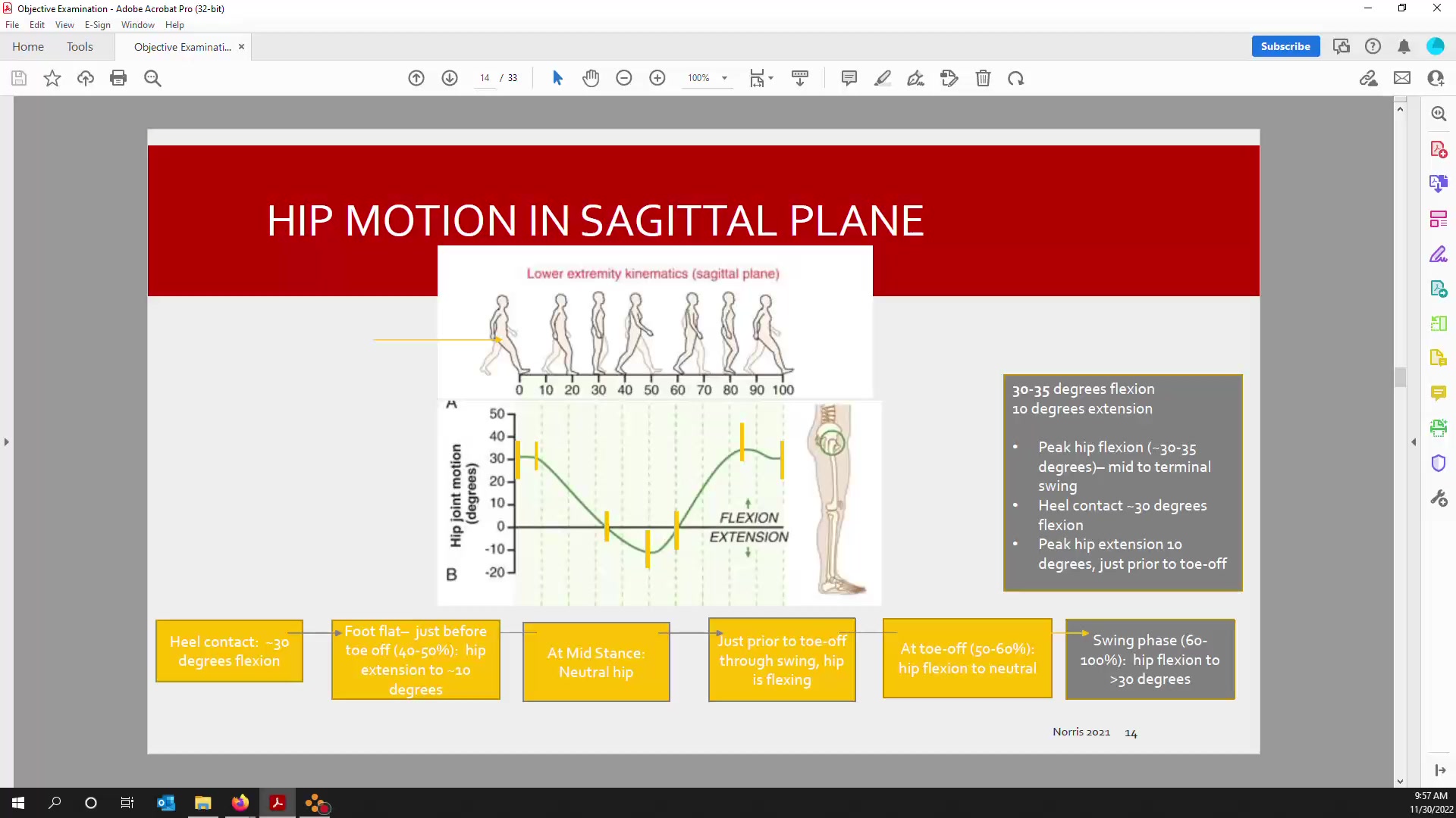 Gait- Hip Motion