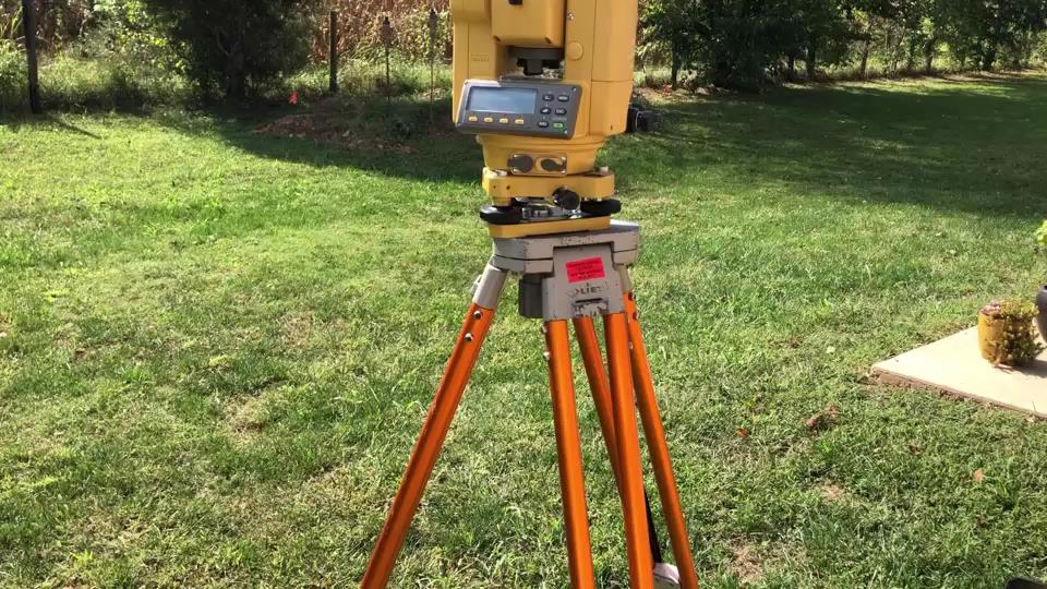 Horizontal Angles Step 3b Total Station Adjustments Over Hubs