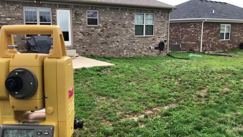 Horizontal Angles Step 10 Over C, A to B